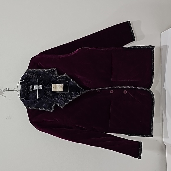 KOOS | Jackets & Coats | Koos Of Course Blazer Velvet Reversible ...